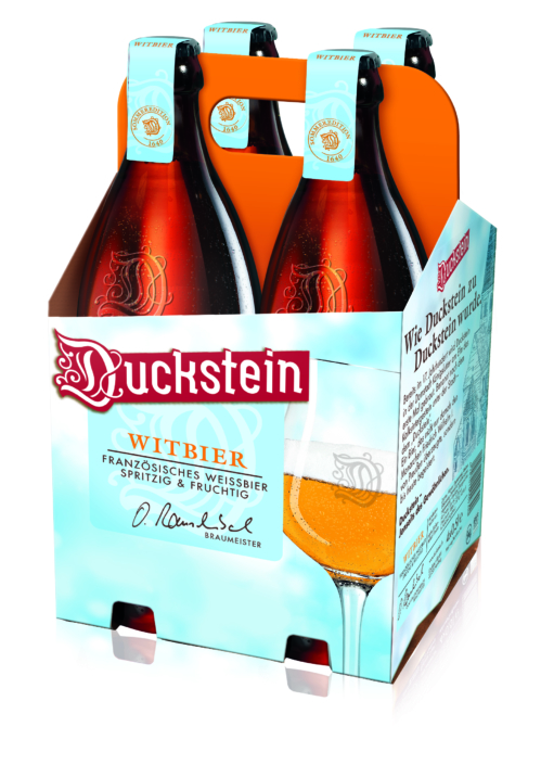 Duckstein Witbier: Französische Lebensart gemeinsam genießen
