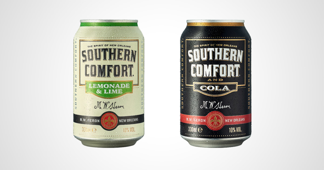 Diversa erweitert das RTD-Portfolio um zwei Premixes von Southern Comfort