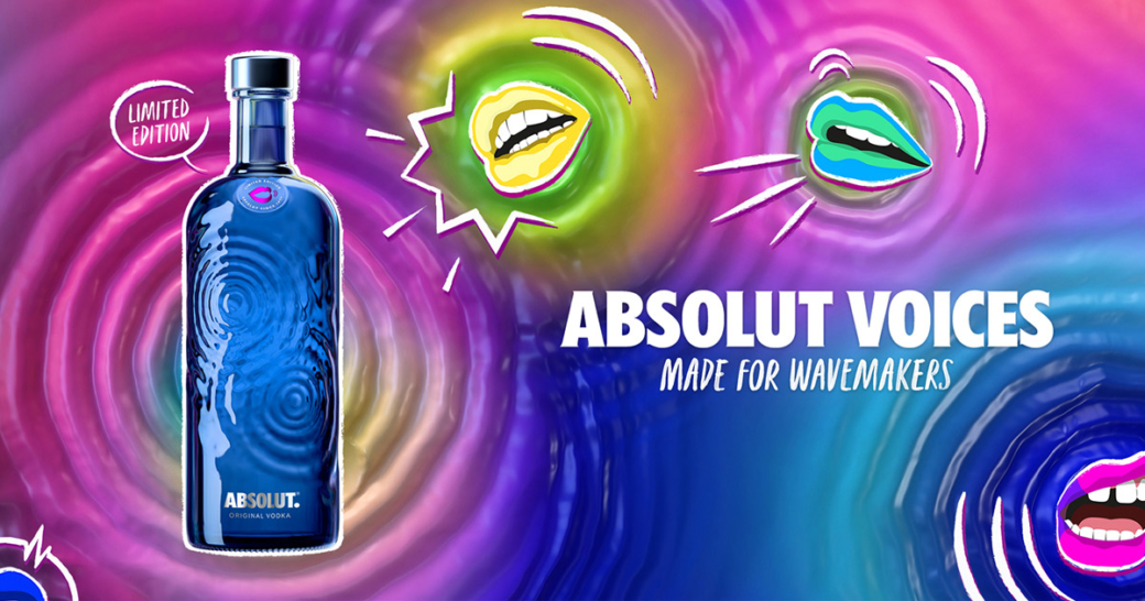 ABSOLUT Vodka launches new limited-edition ABSOLUT Voices - About Drinks
