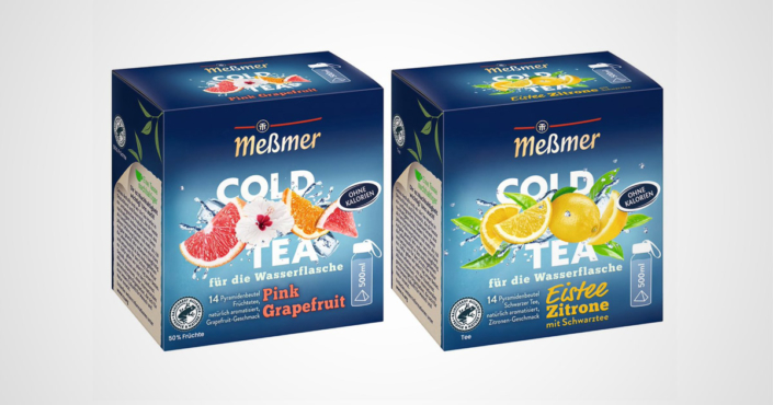 Neue COLD TEA Sorten von Meßmer: Eistee Zitrone und Pink Grapefruit