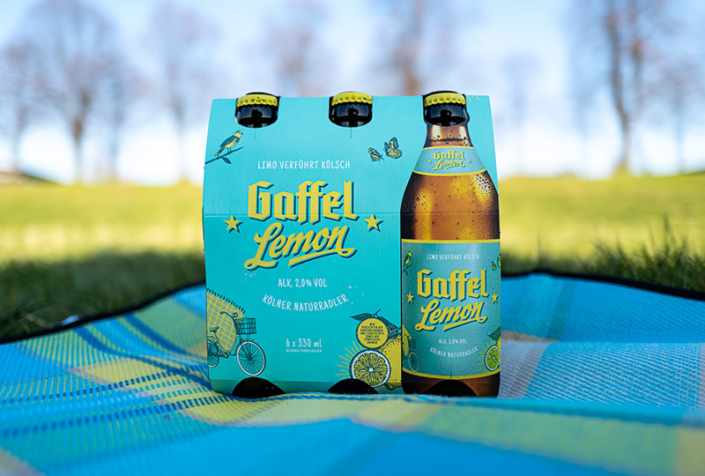 Gaffel Lemon jetzt auch in der 0,33l Euroflasche erhältlich