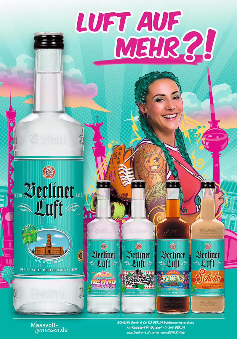 Berliner Luft startet Out-of-Home Kampagne "Luft auf mehr"