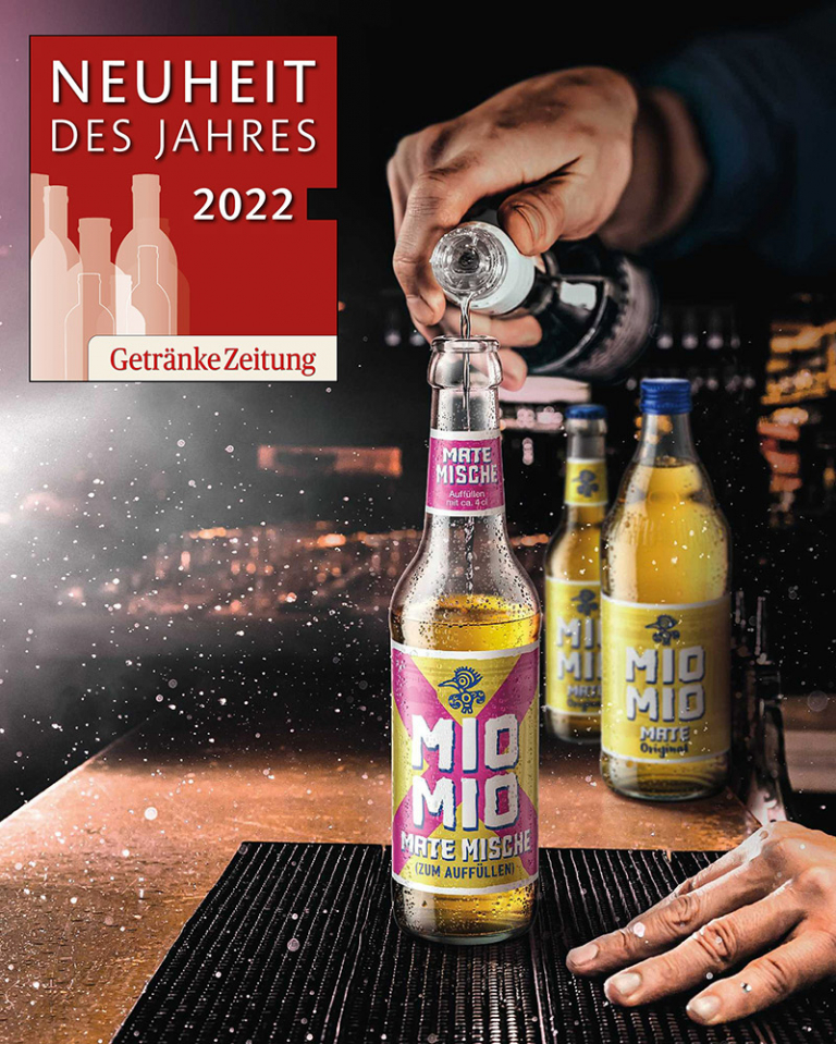 Berentzen-Gruppe: Mio Mio Mate-Mische zur Neuheit des Jahres gewählt