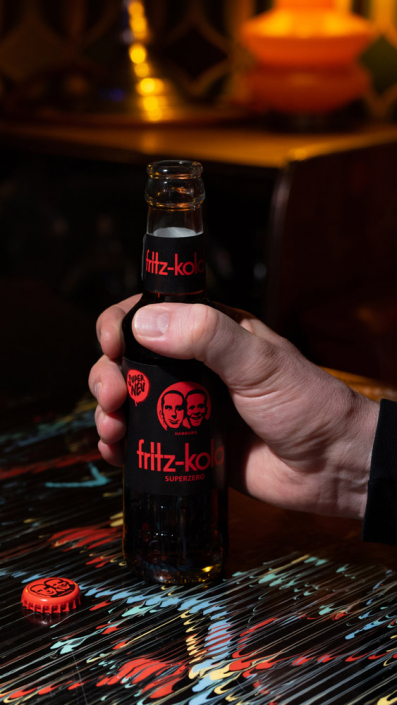 fritz-kola superzero ab April startklar für die Gastro