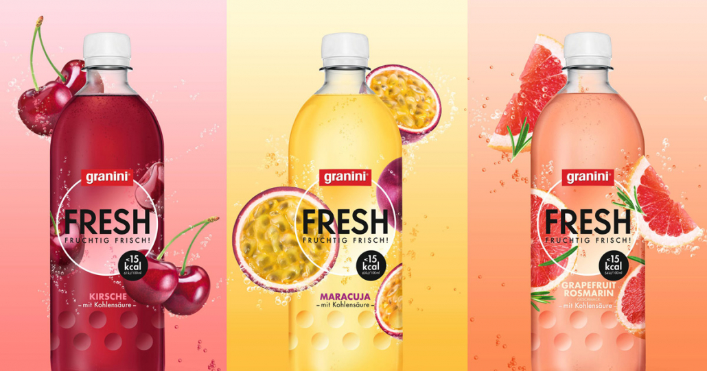 Eckes-Granini präsentiert neue Erfrischungsreihe granini FRESH