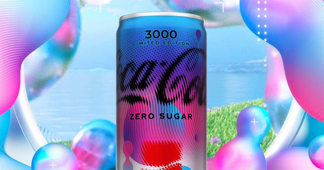 Mit KI entwickelt: Coca-Cola präsentiert die limitierte Coke 3000 Zero ...