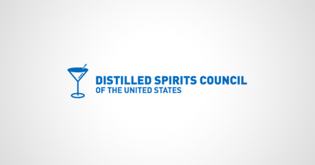Distilled Spirits Council of the United States mit zwei Ständen auf dem ...
