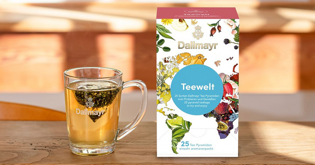 Dallmayr Teewelt in neuem Verpackungsdesign