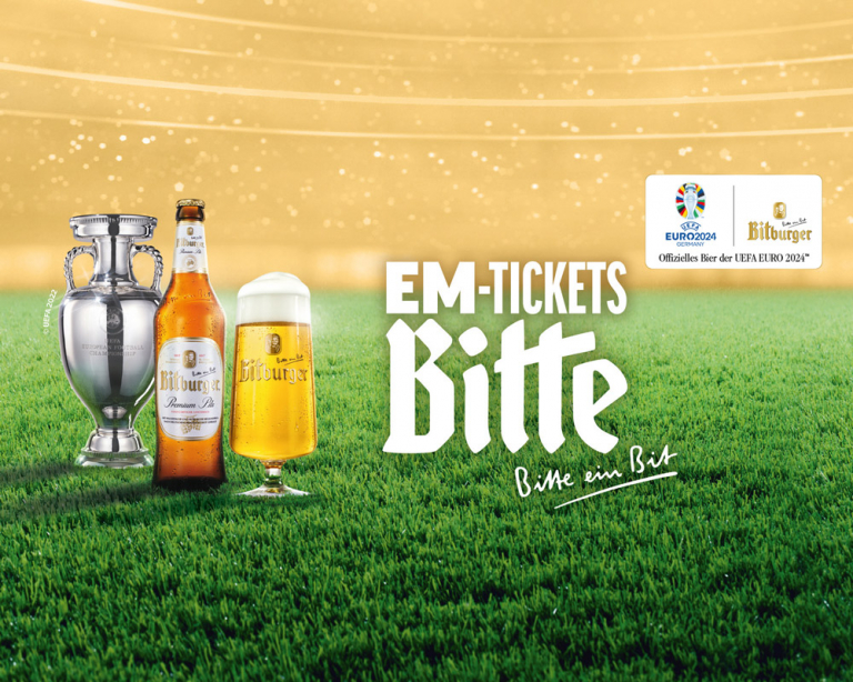 Bitburger startet Mega-Promotion zur Fußball-EM