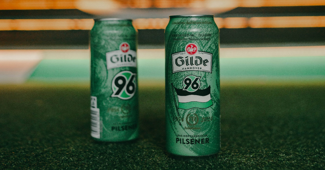 Die Gilde Brauerei präsentiert die exklusive Hannover 96 Jubiläumsdose