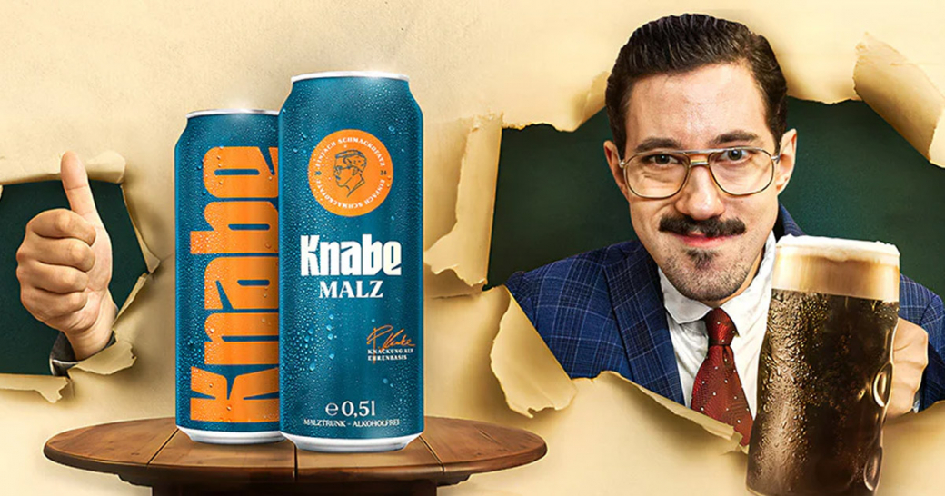 Knabe Malz von Drinks & More und Twitch-Streamer „HandOfBlood“ ab Mai im Einzelhandel