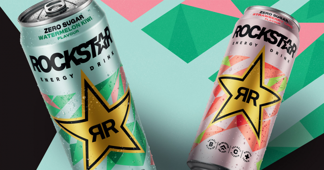 Rockstar Energy launcht die neuen Sorten Watermelon Kiwi und Strawberry ...