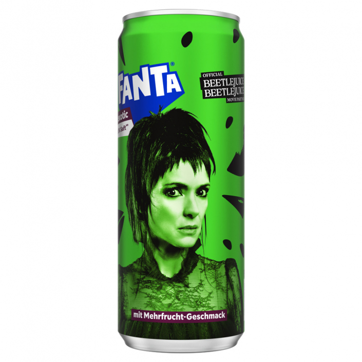 Fanta: Limitierte Edition und Kampagne zum Kinostart von „Beetlejuice ...