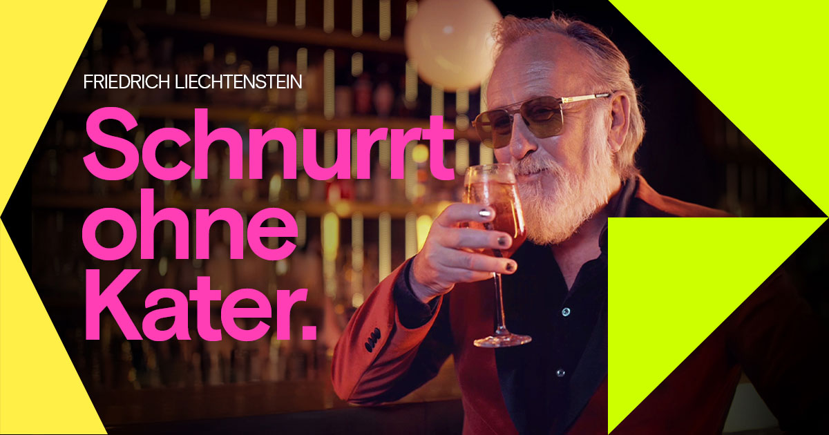 „Schnurrt ohne Kater“: freikopf startet Kampagne mit Friedrich Liechtenstein