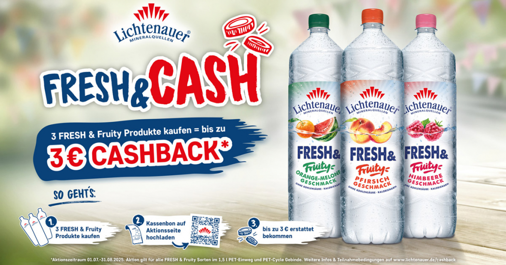 „Fresh & Cash“: Lichtenauer rückt Fresh & Fruity Range in den Fokus