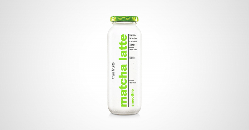 true fruits bringt limitierten Matcha Latte Smoothie auf den Markt