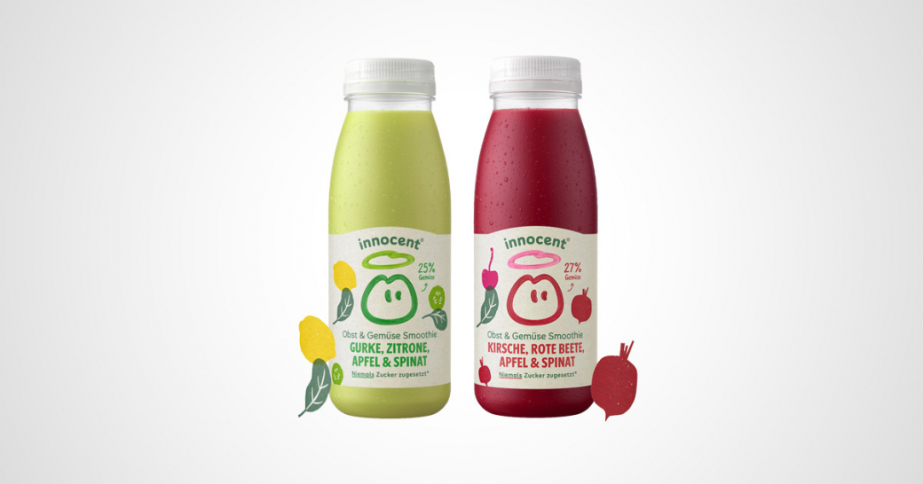 innocent bringt neues Smoothie-Duo mit hohem Gemüseanteil auf den Markt